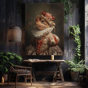 Renaissance Toad Portrait: Baroque Animal Art (digital Download) - Etsy