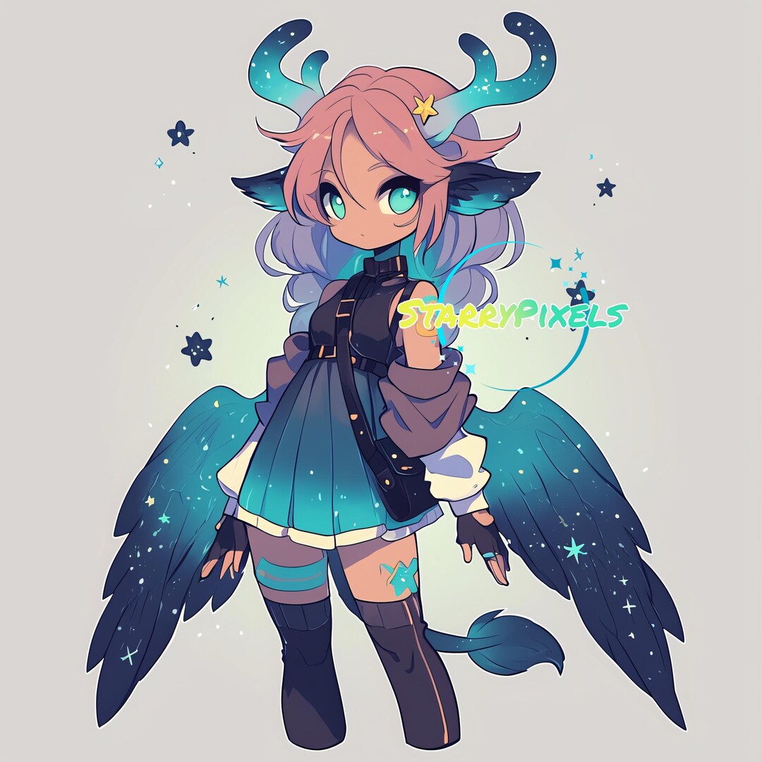 UNIQUE (1/1) Fantasy Style Fantasy OC Adopt, D&D, Gaming Avatar, Furry ...