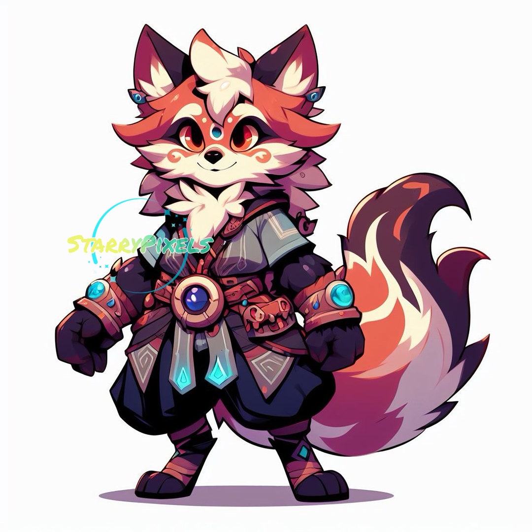 Adoptable Furry OC Full Body Design Starrypixels - Etsy