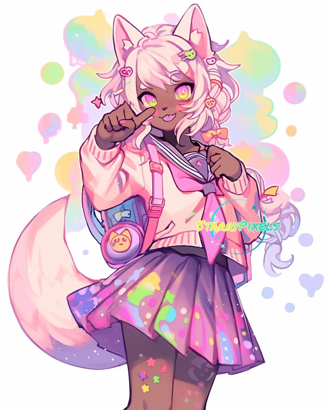 Unique 1/1 Fantasy Anime OC Adopt, Fursona, Furry Gaming Character ...