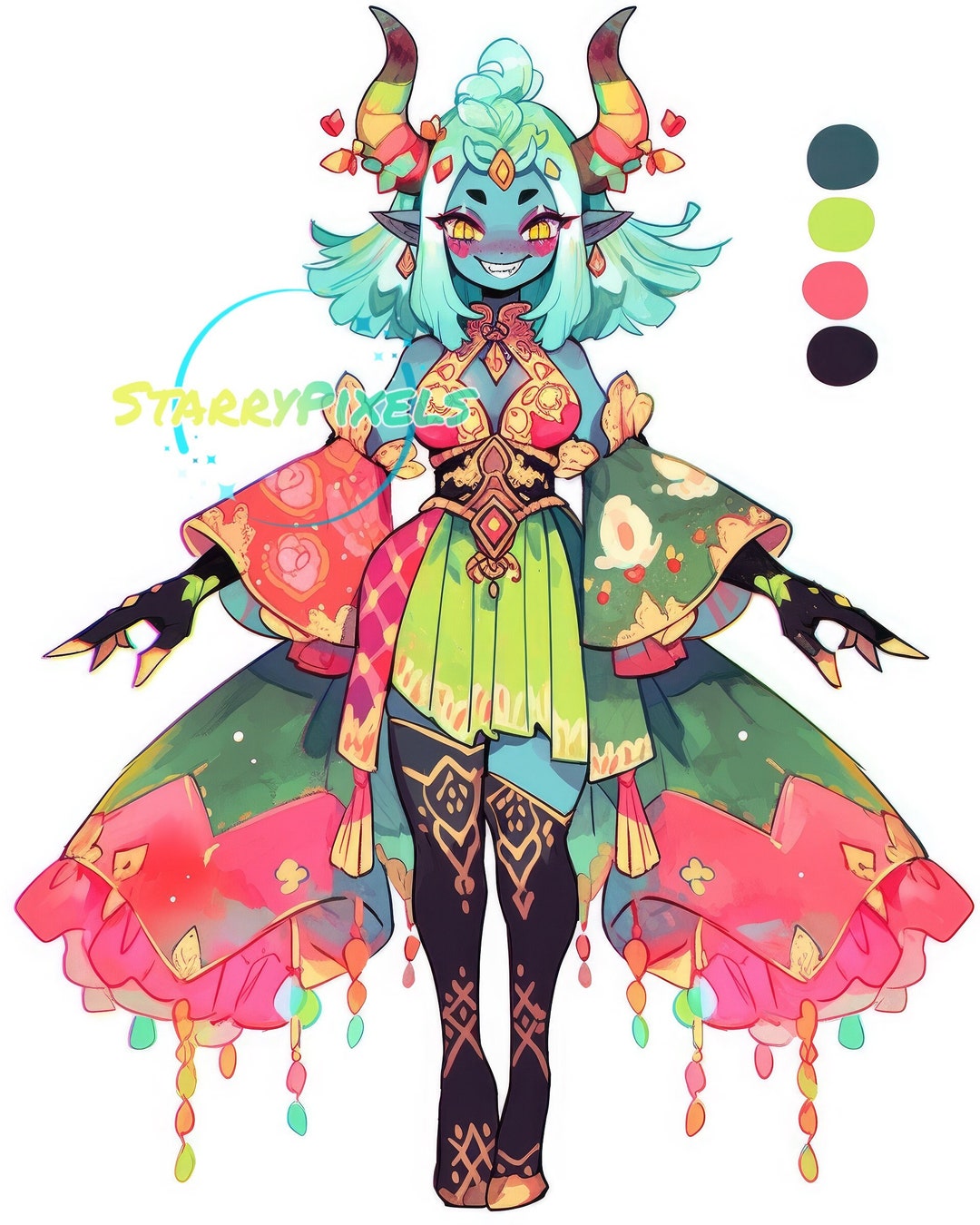 Adoptable Fantasy Character, Reference for Your Roleplay Games, Dnd Oc ...