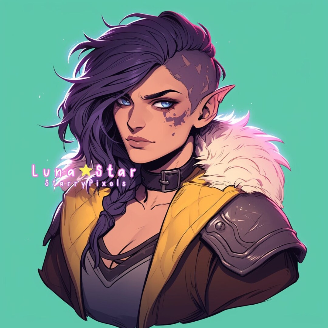 UNIQUE Fantasy OC Adopt - Character Icon, Portrait, Avatar ...