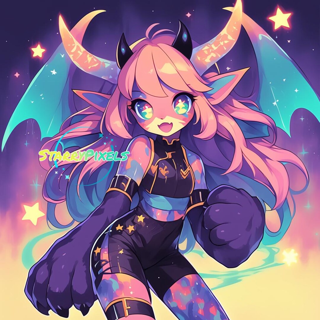 Unique (1/1) Fantasy Anime OC Adopt, Fursona, Character Design, Gaming ...