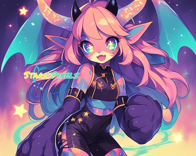 Unique (1/1) Fantasy Anime OC Adopt, Fursona, Character Design, Gaming ...