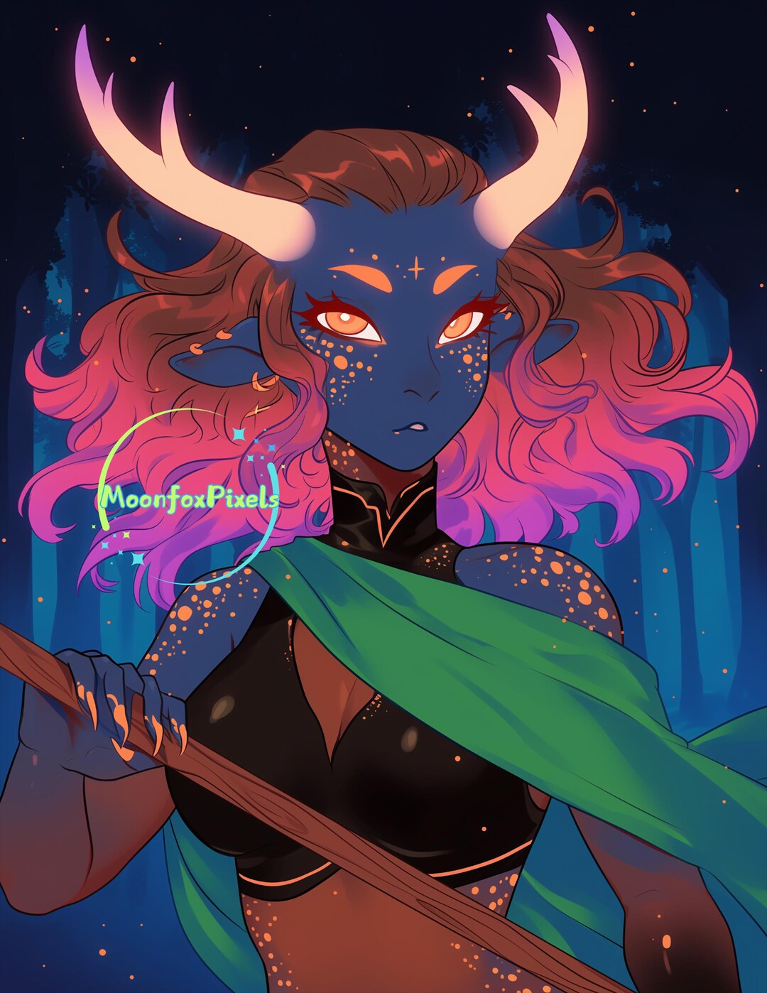 UNIQUE 1/1 Fantasy Character OC Adopt Moonfoxpixels - Etsy