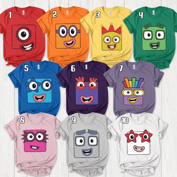 Numberblocks Cosplay - Etsy