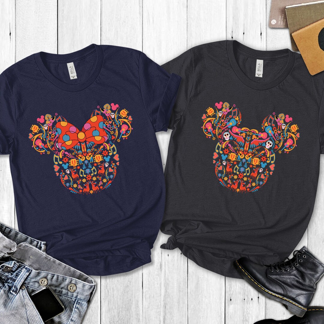 Coco Inspired Magical Shirt Coco Mickey Minnie Ear T-shirt - Etsy