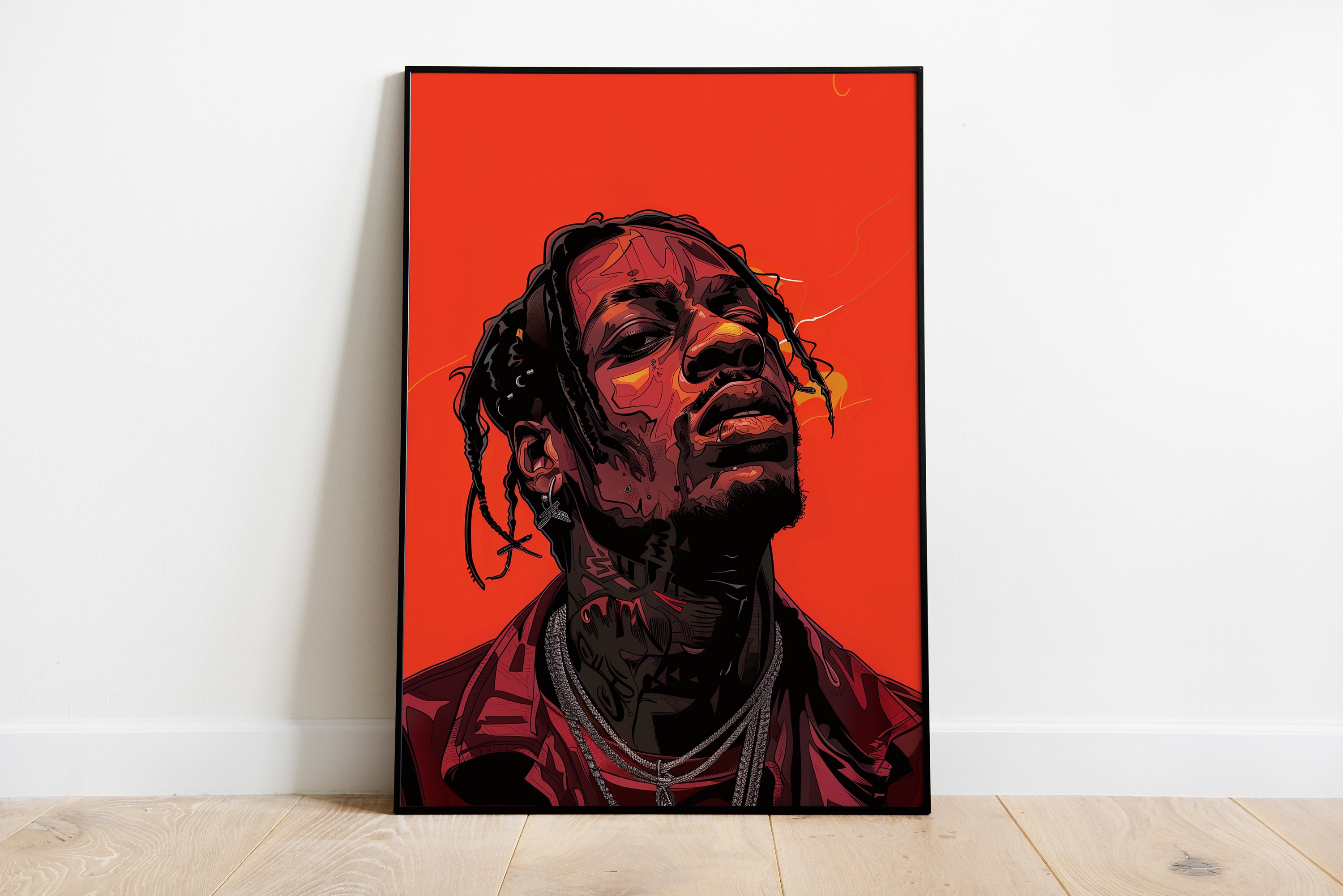 Travis Scott 6 Wallart Bundle Poster Wallpaper Music Vol - Etsy