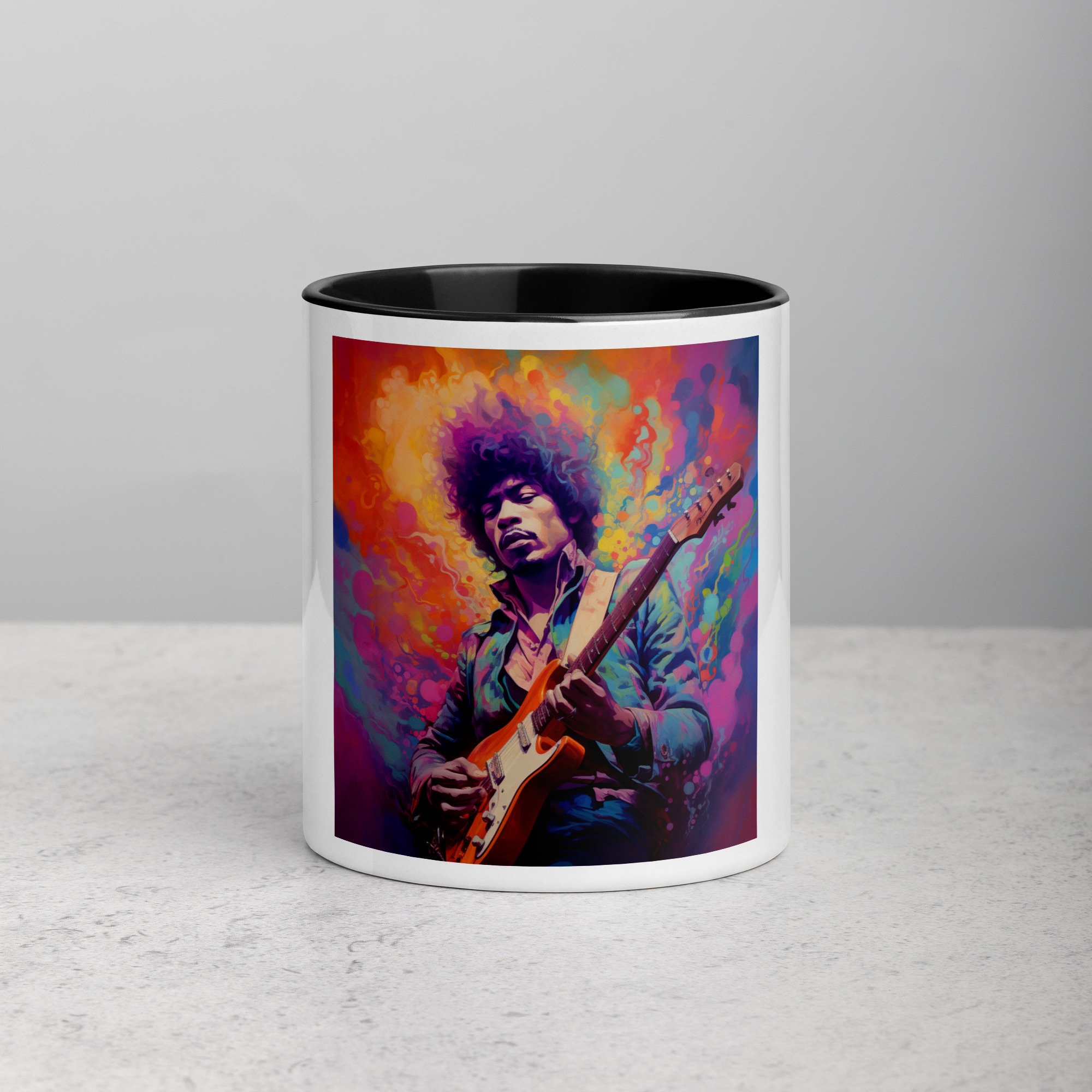 Jimi Hendrix: Psychedelic Coffee and Tea Mug Woodstock - Etsy