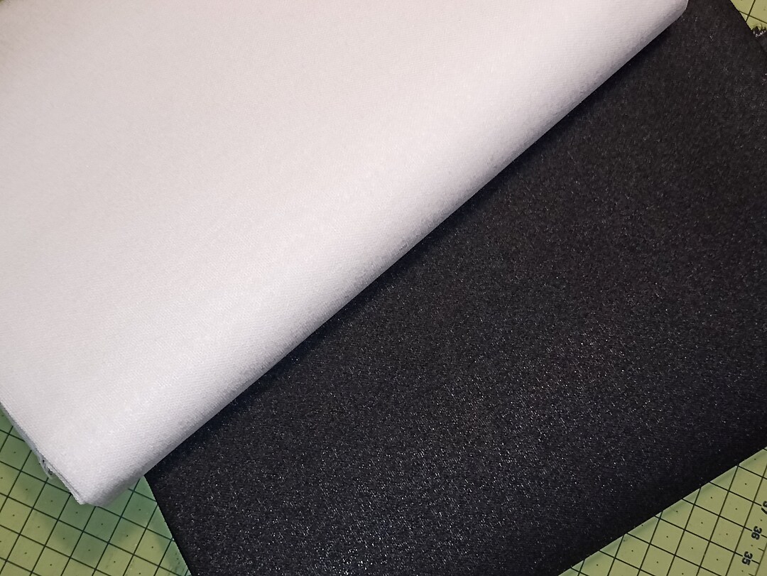 Thick Woven Iron-on or Interlining, 166g/m2 White or Black Color - Etsy