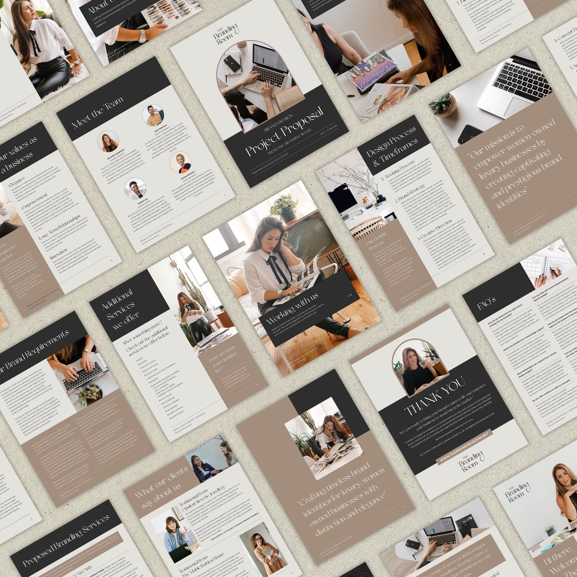 Project Proposal Guide Template, Brand Designer Quote Pack Template ...