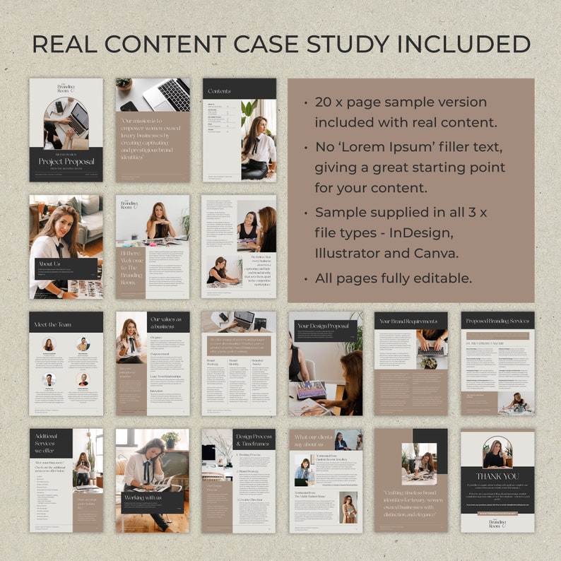 Project Proposal Guide Template, Brand Designer Quote Pack Template ...