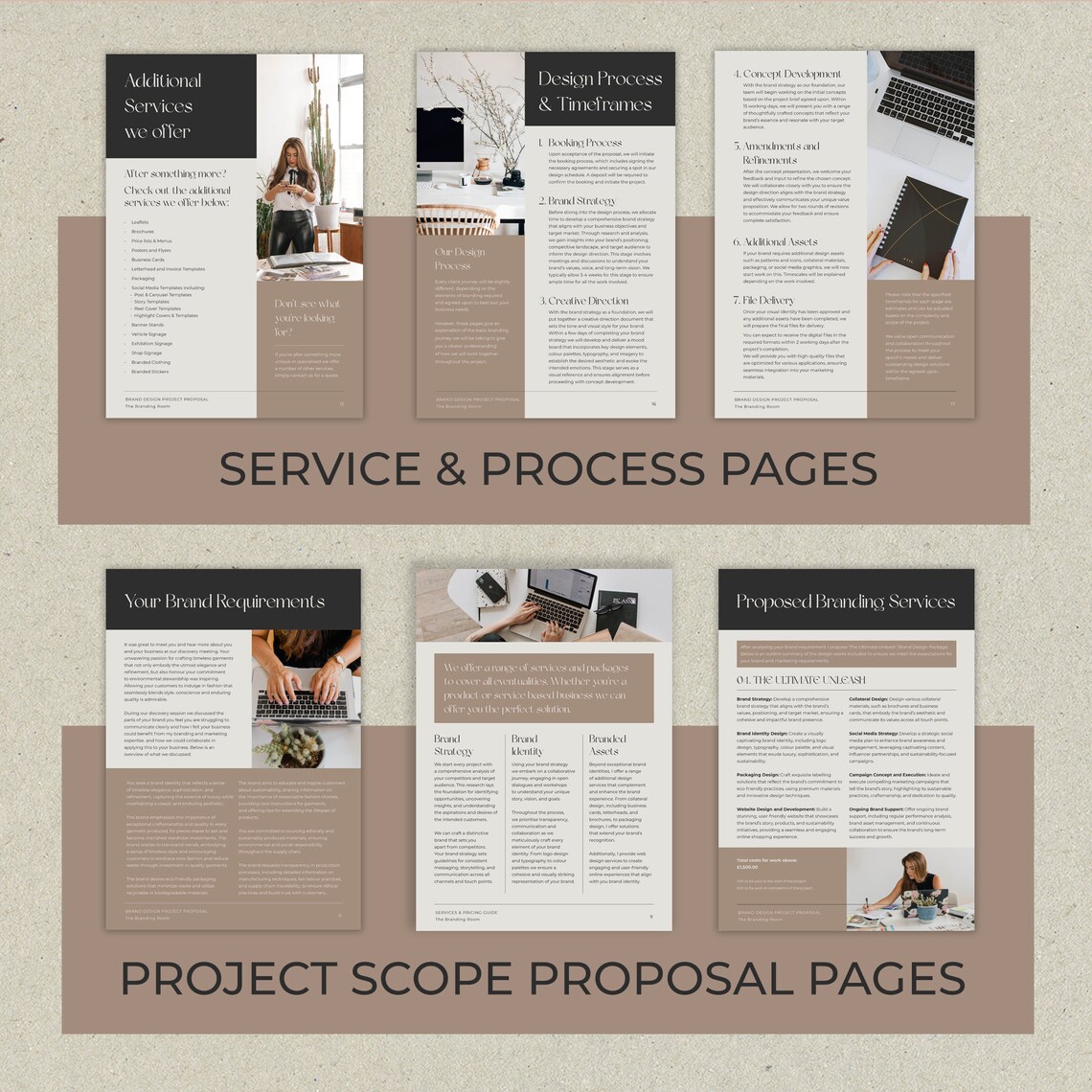 Project Proposal Guide Template, Brand Designer Quote Pack Template ...