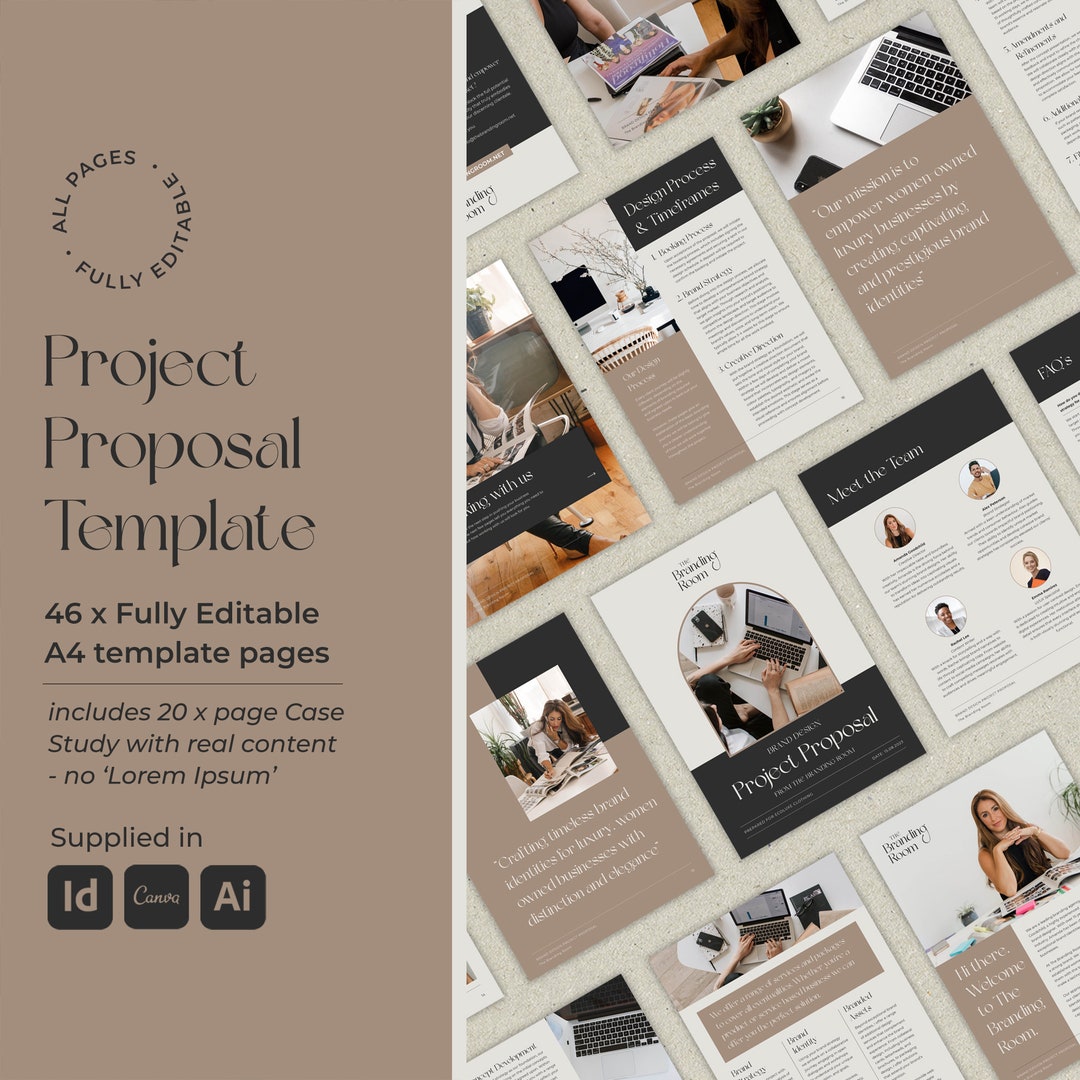 Project Proposal Guide Template, Brand Designer Quote Pack Template ...