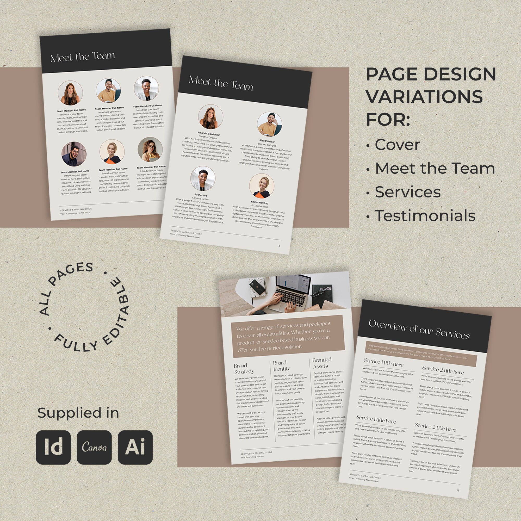 Project Proposal Guide Template, Brand Designer Quote Pack Template ...