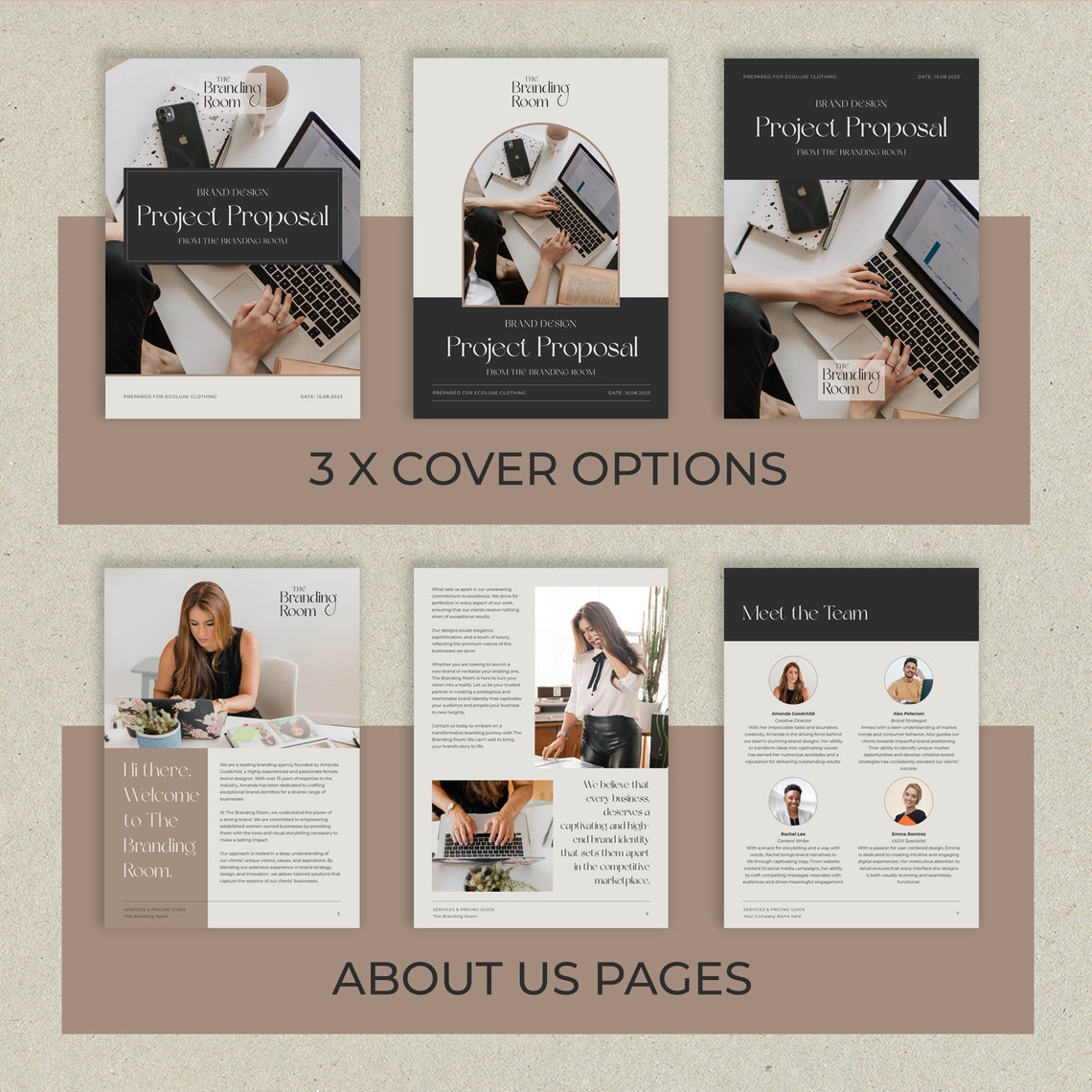 Project Proposal Guide Template Brand Designer Quote Pack - Etsy