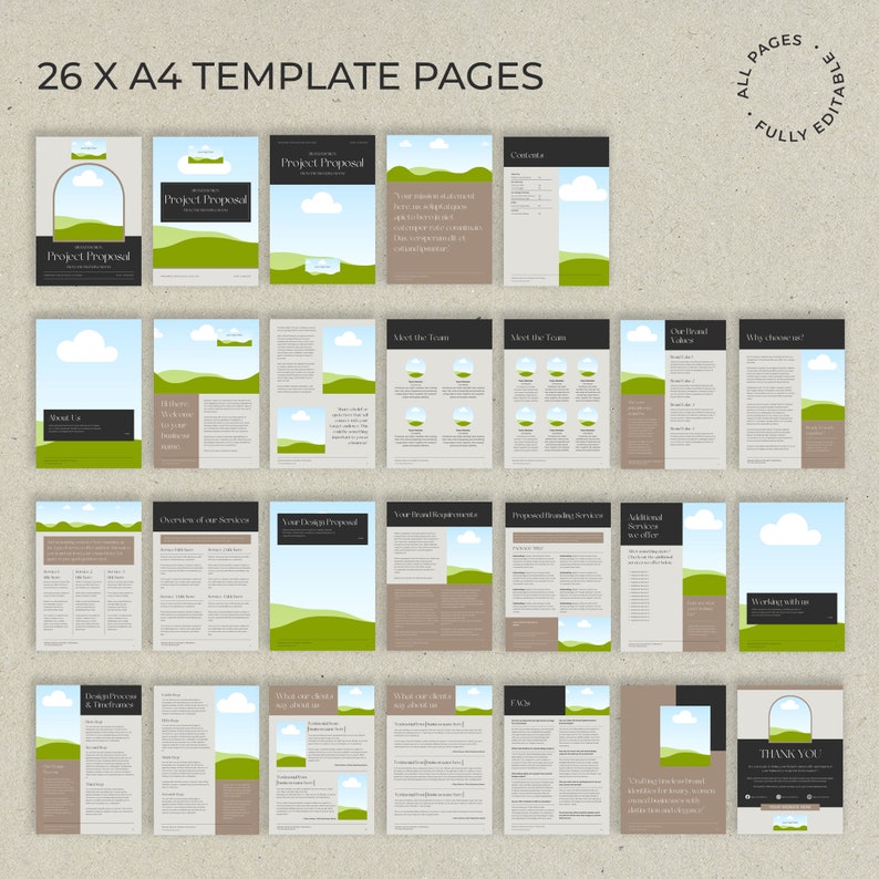 Project Proposal Guide Template, Brand Designer Quote Pack Template ...