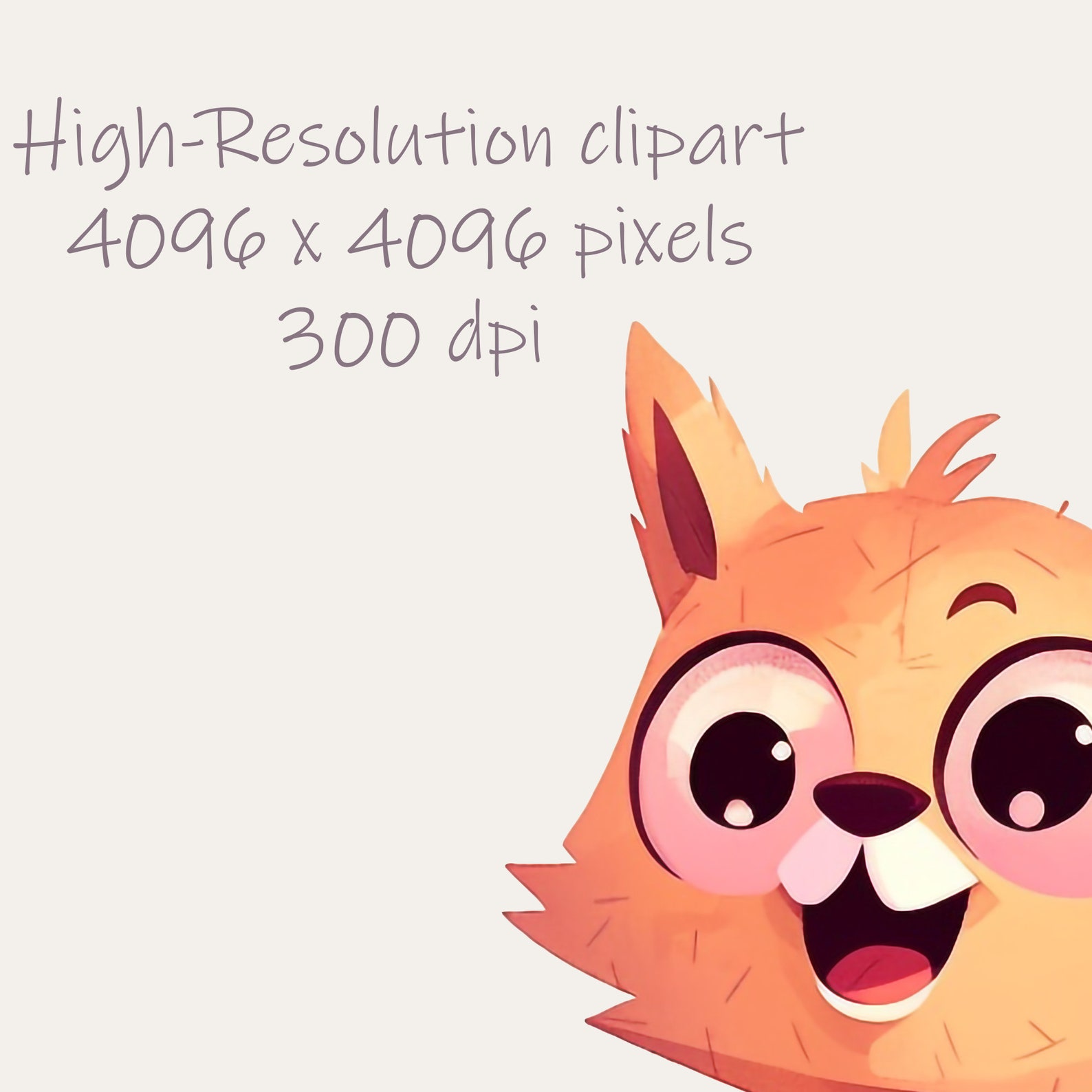 Quirky Critters Clipart, Cartoon Creatures, Card Decor, Wall Decor ...