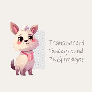 Cute Critters 2 Clipart With Props, Cartoon Creatures, Card Decor, Wall ...