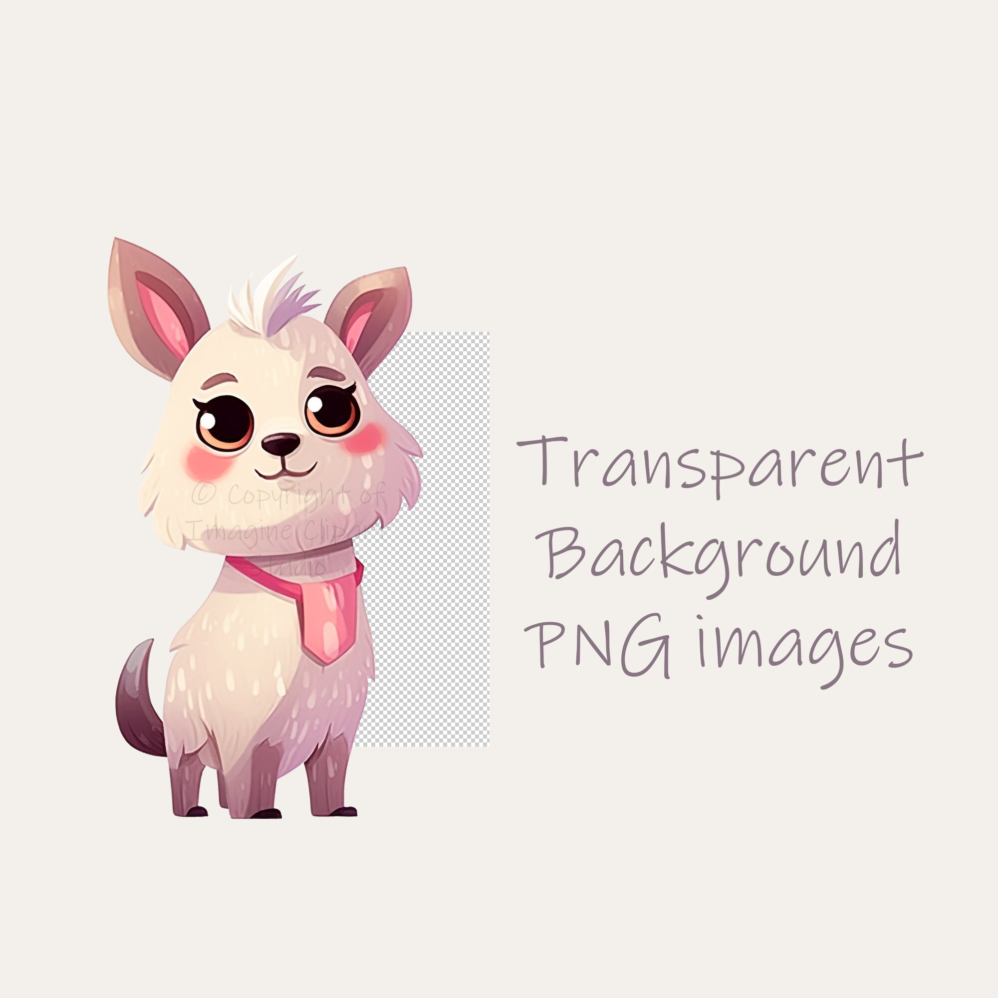Cute Critters 2 Clipart With Props, Cartoon Creatures, Card Decor, Wall ...