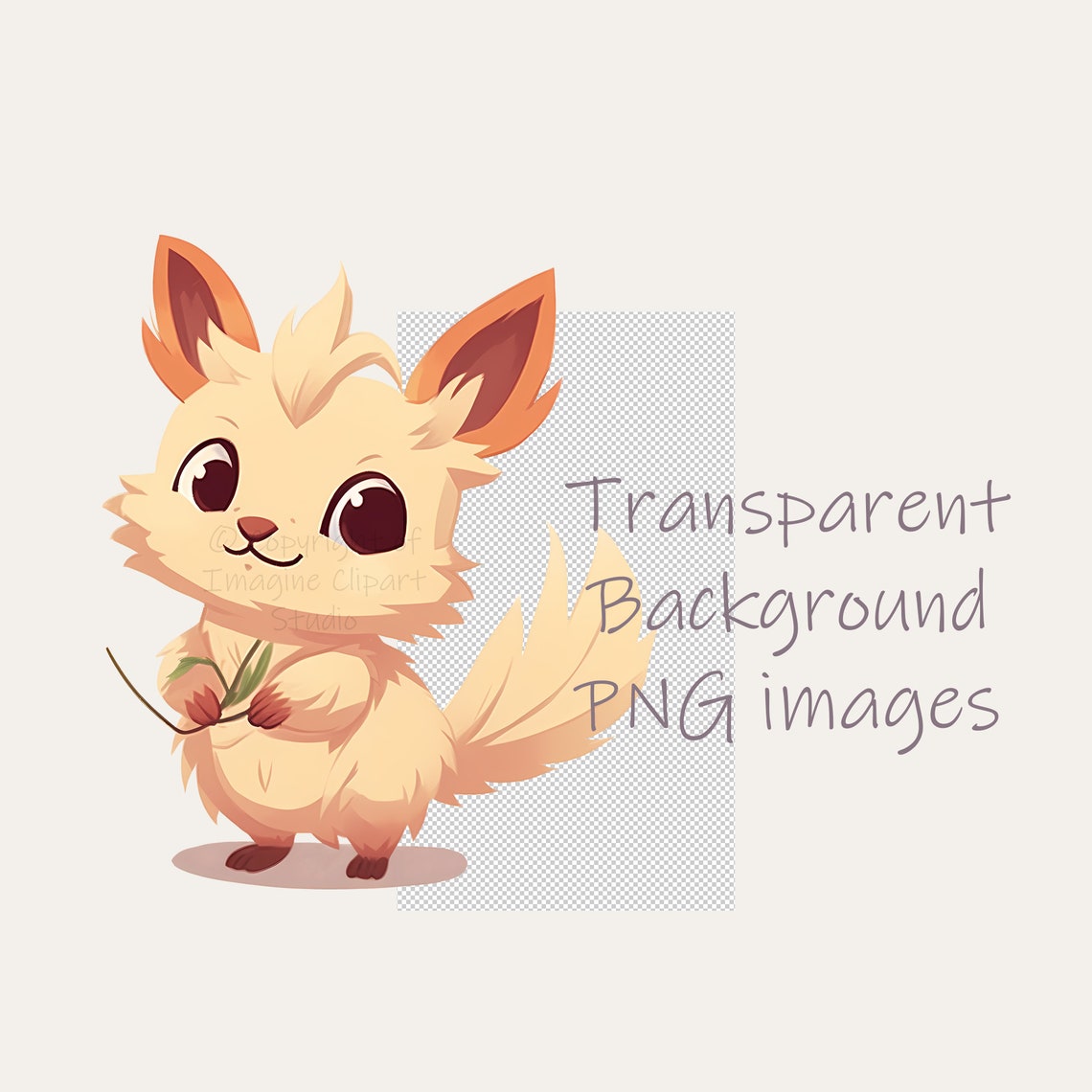 Cute Critters Clipart Cartoon Creatures Card Decor Wall - Etsy