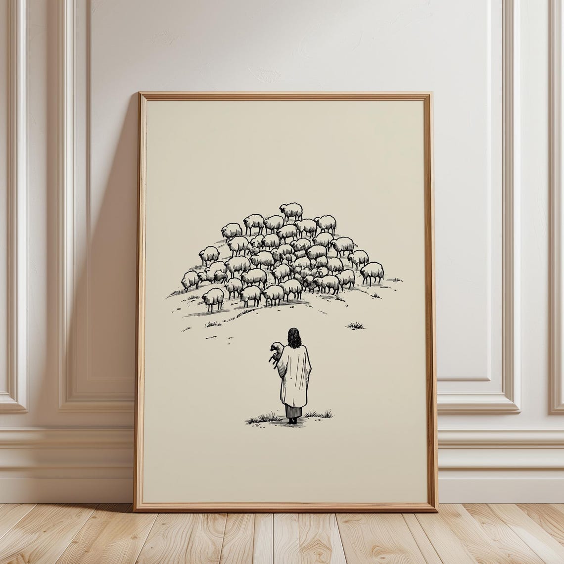 Lost Sheep Print, Jesus Parable Wall Art (digital Download) - Etsy