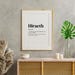 Hiraeth Definition Print – Minimalist Wall Art, Aesthetic Decor ...