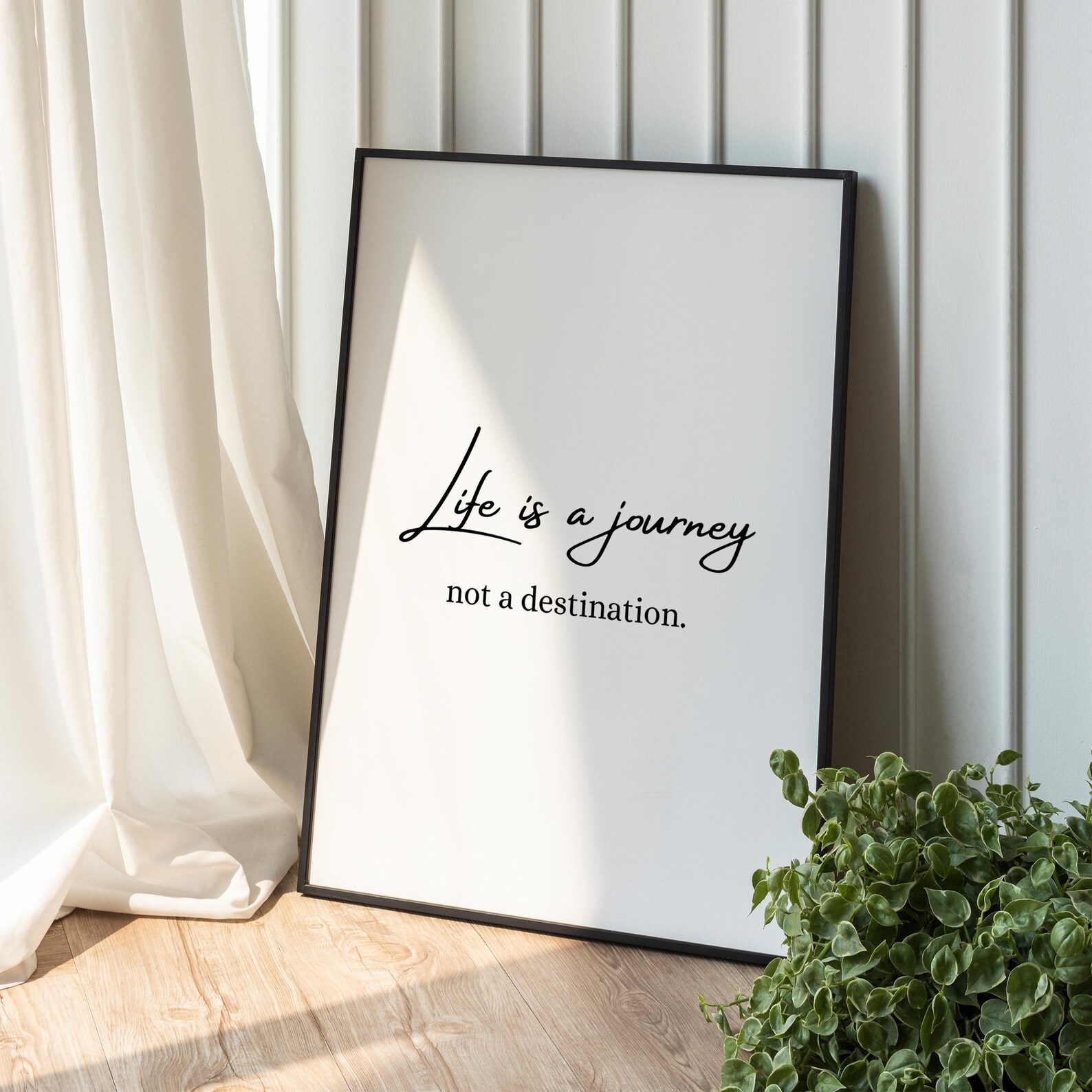 Life is a Journey Wall Art - Printable Digital Download, Inspirational ...