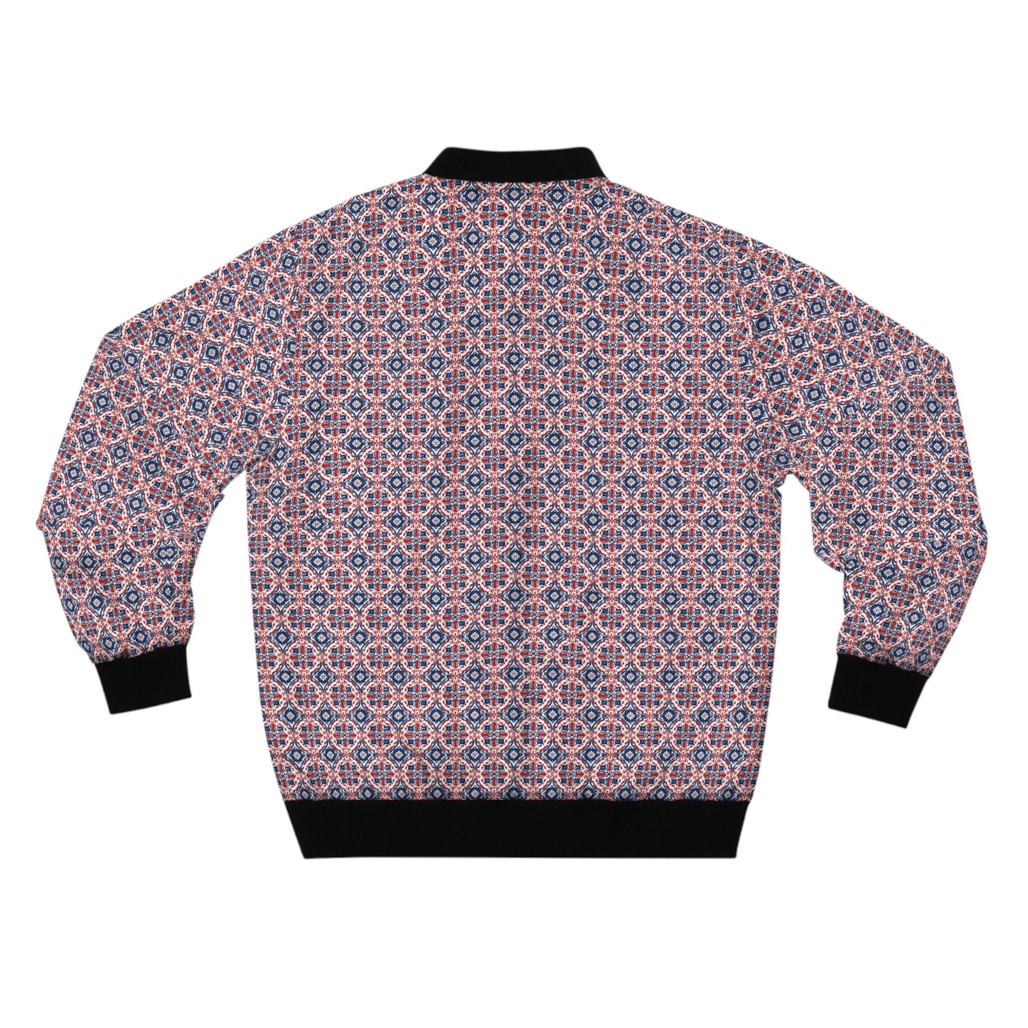 Spanish Tile Men's Bomber Jacket sold by Majid Gray Niue | SKU 44540274 ...