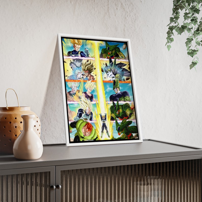 Cell Saga, Dragonball Z GT Super, Goku, Vegeta, Trunks, Gohan Poster ...