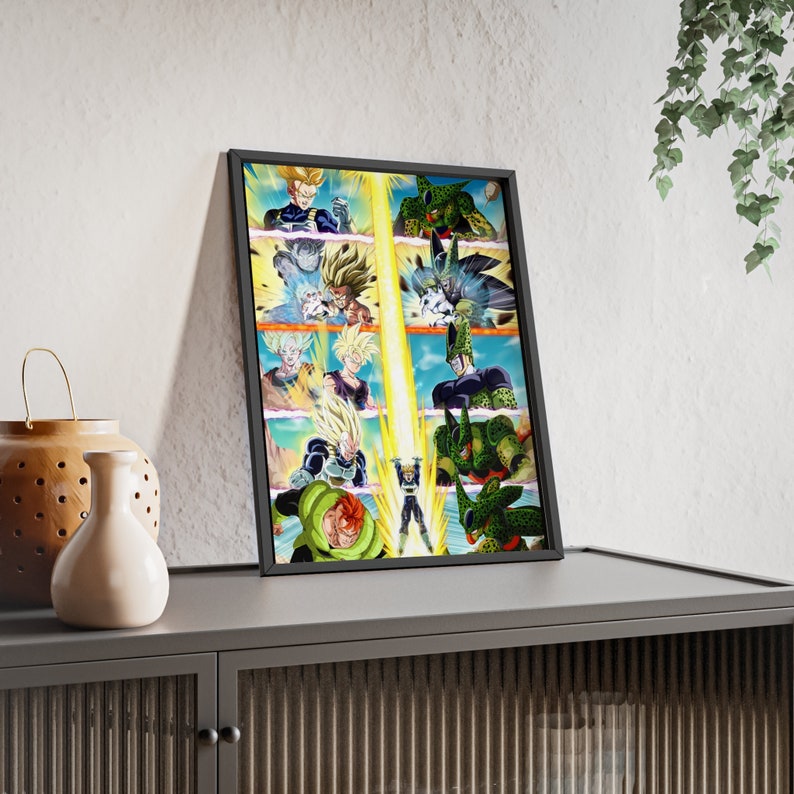 Cell Saga, Dragonball Z GT Super, Goku, Vegeta, Trunks, Gohan - Poster ...