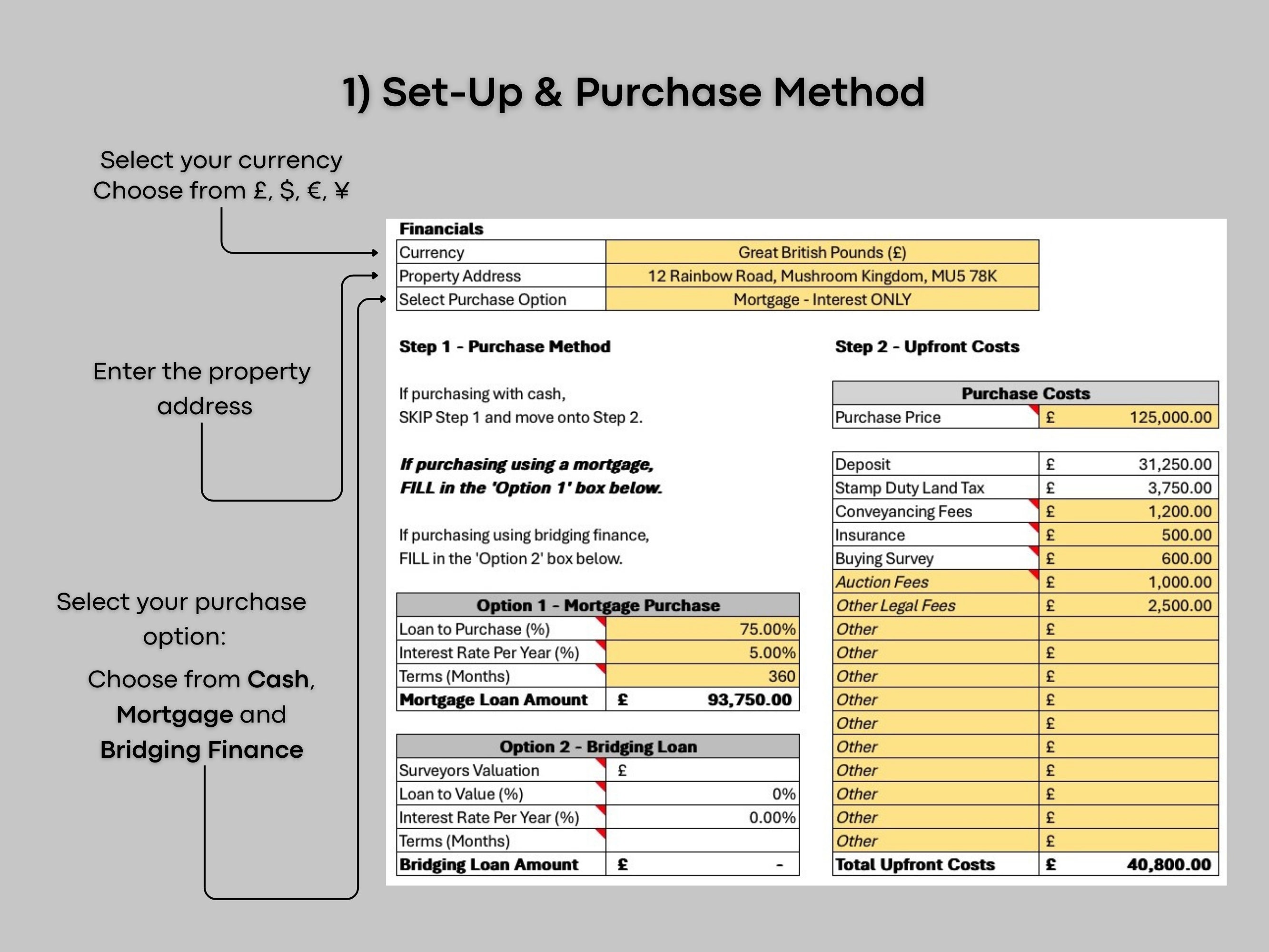 V2.0 the Ultimate UK Property Investment Analysis Spreadsheet | HMO ...