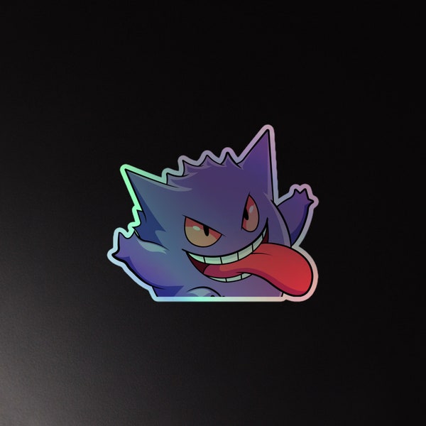 Peeking Gengar Car Sticker - Etsy