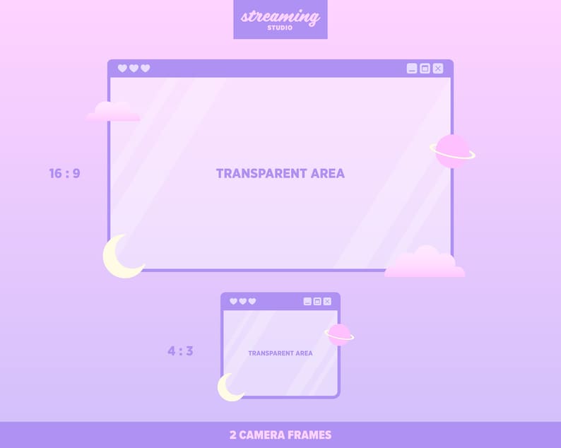 Animated Twitch Overlay Package, Stream Bundle, Pastel Galaxy, Purple ... Animated Twitch Overlay Package, Stream Bundle, Pastel Galaxy, Purple ...