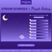 Purple Galaxy Stream Schedule Template: Twitch, Youtube (digital ...