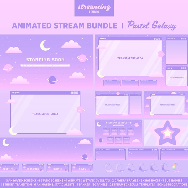Aesthetic Stream Bundle - Etsy