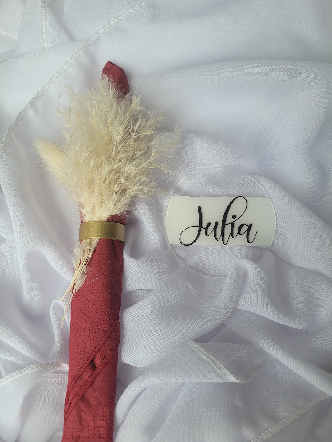 Personalized Name Tag / Acrylic / Decoration / Black Writing - Etsy