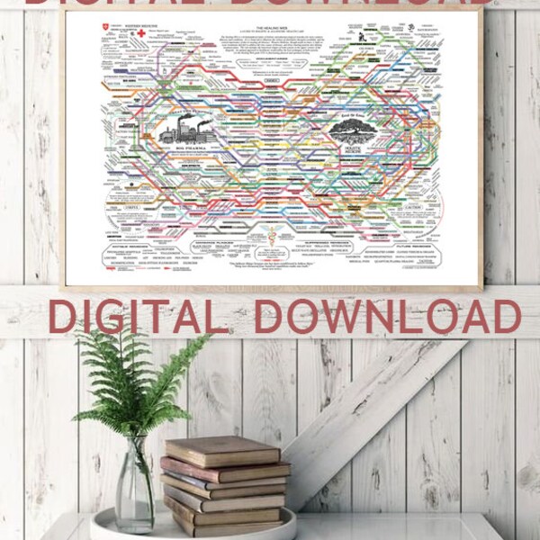 The Healing Web Chart - Etsy