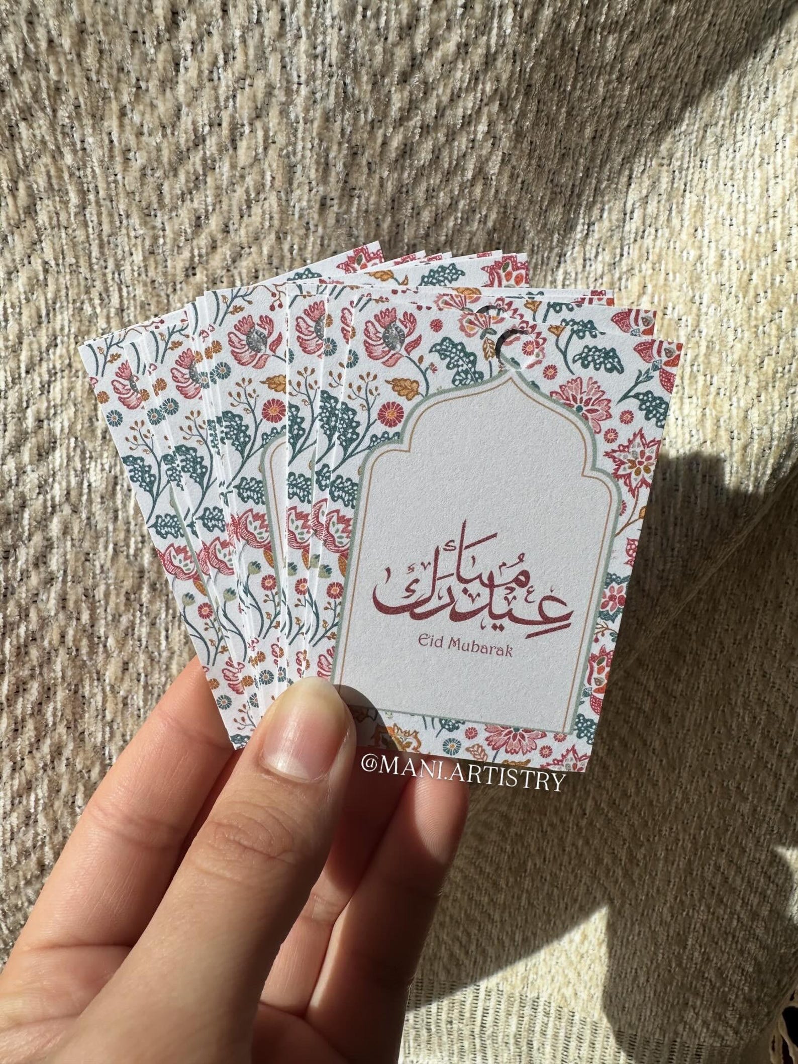 Eid Mubarak Gift Tags | Islamic Celebration Favor Labels - Etsy