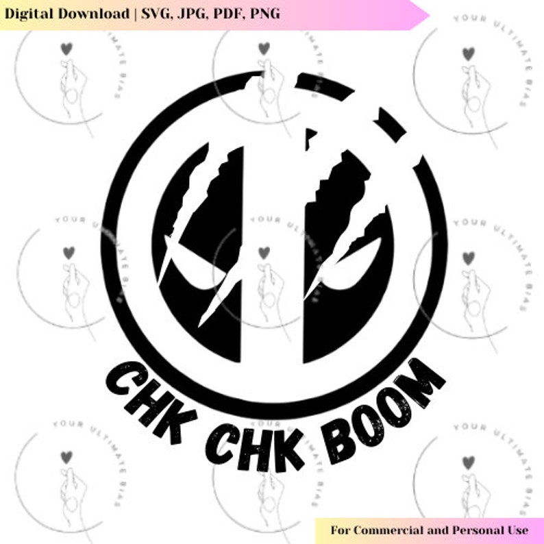 Stray Kids Chk Chk Boom SVG | Stray Kids Vector | Kpop Design - Etsy