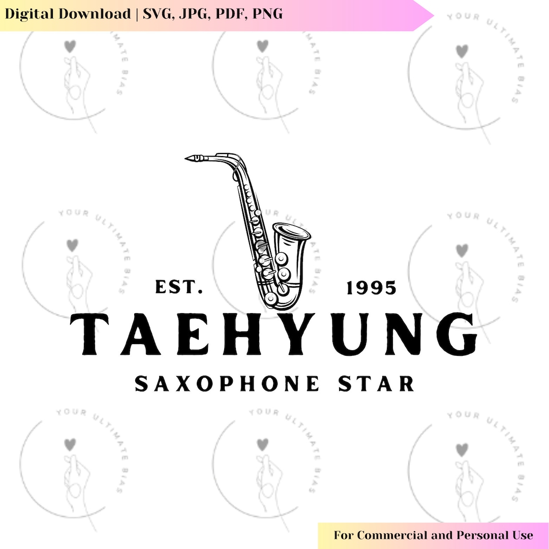 BTS V Vector | BTS SVG | Kpop Design - Etsy