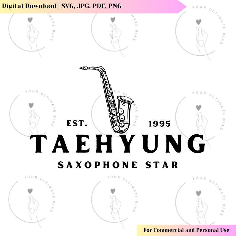 BTS V Vector BTS SVG Kpop Design - Etsy Hong Kong