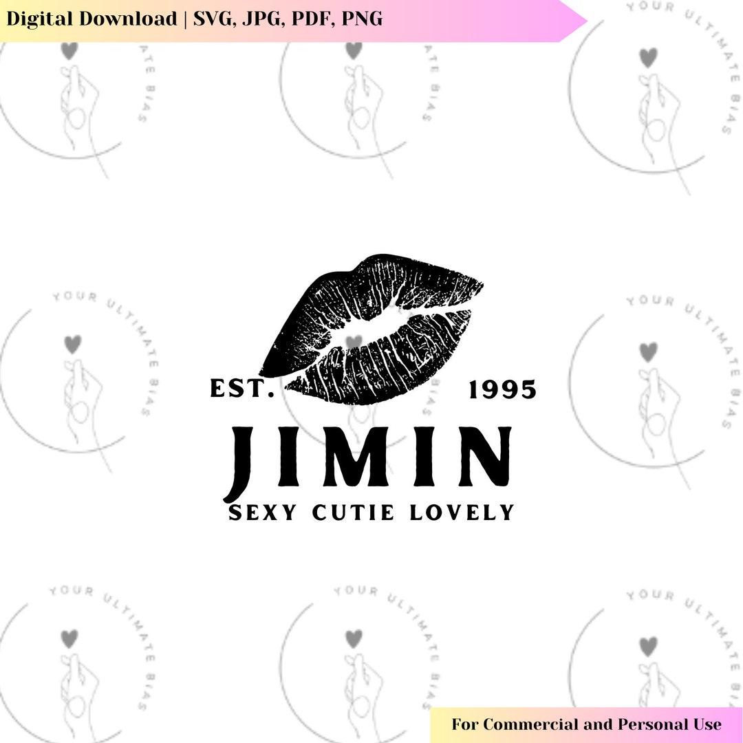 BTS Jimin Vector | BTS SVG | Kpop Design - Etsy