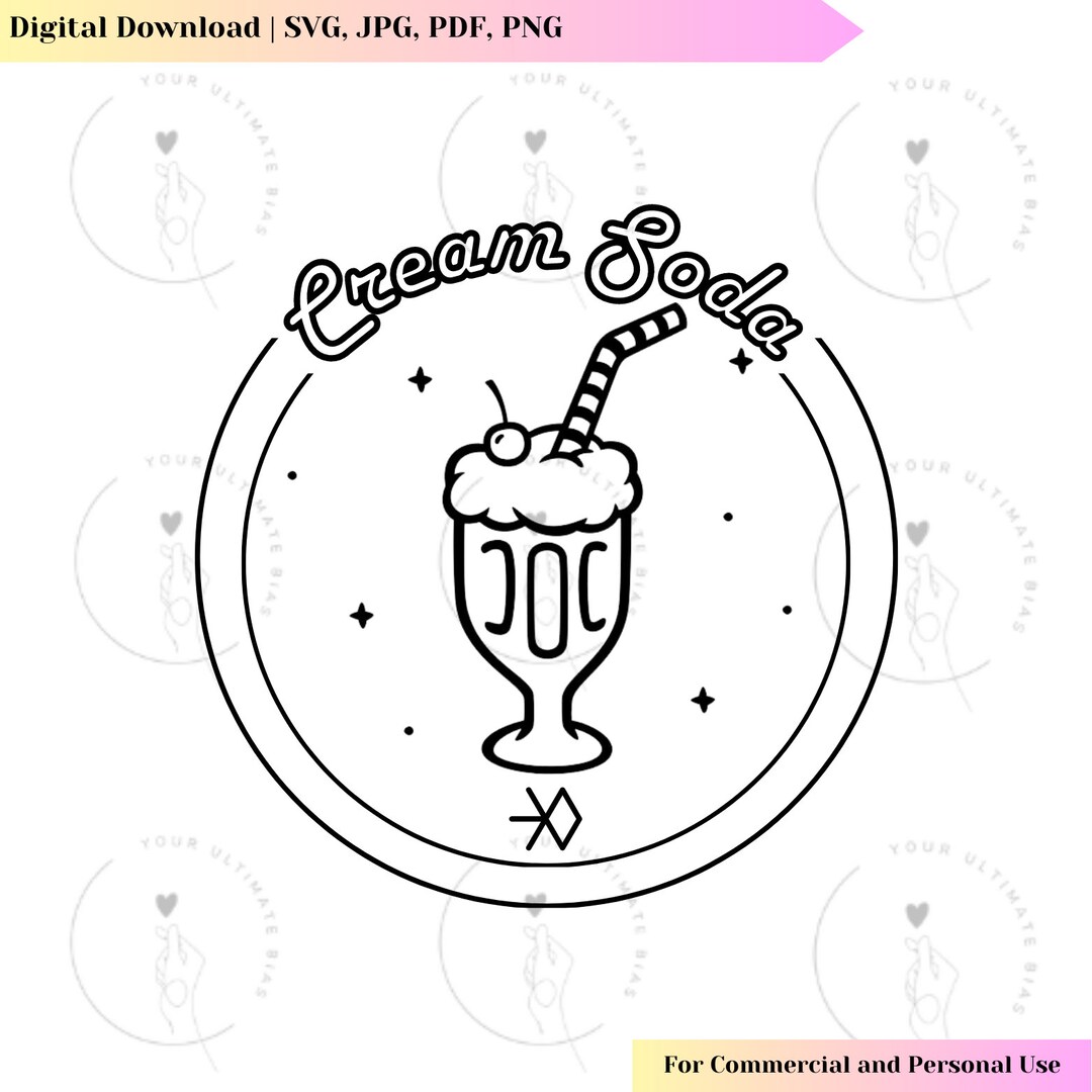 EXO Cream Soda Vector | EXO SVG | Kpop Design - Etsy