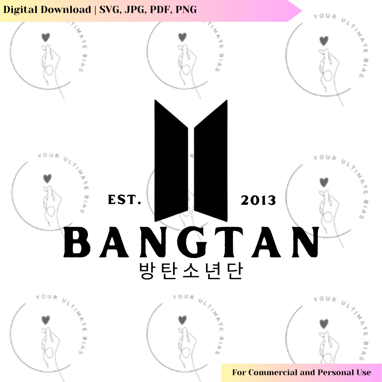 BTS Vector Pack | BTS SVG | Kpop Design - Etsy