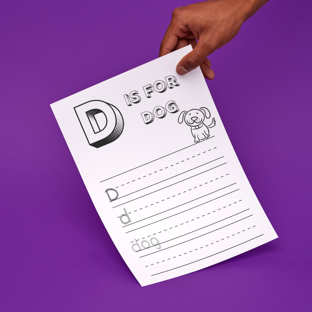 Printable A-Z Writing Worksheet Book for Children Learn to Write ...