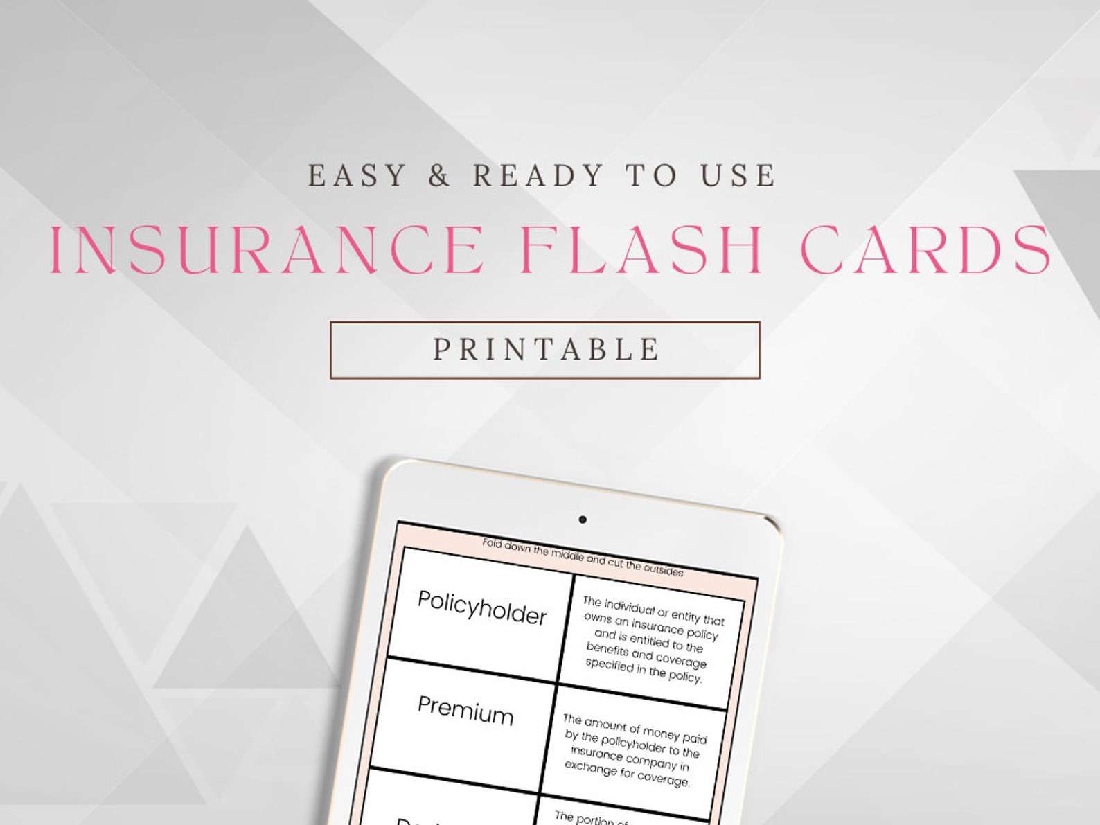 Personal Lines Insurance Flash Cards Study for Home and Auto Insurance ...