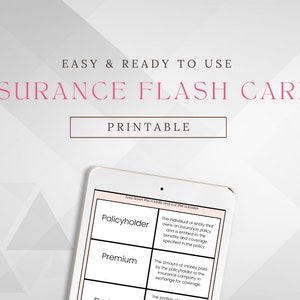 Personal Lines Insurance Flash Cards Study for Home and Auto Insurance ...