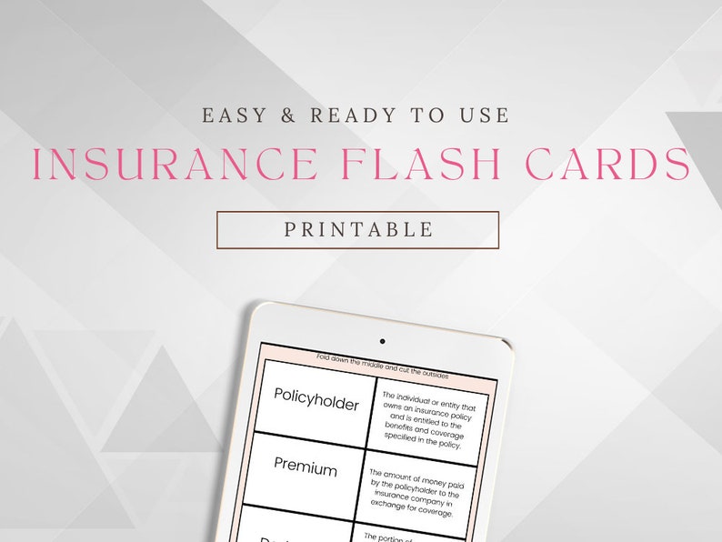Personal Lines Insurance Flash Cards Study for Home and Auto Insurance ...