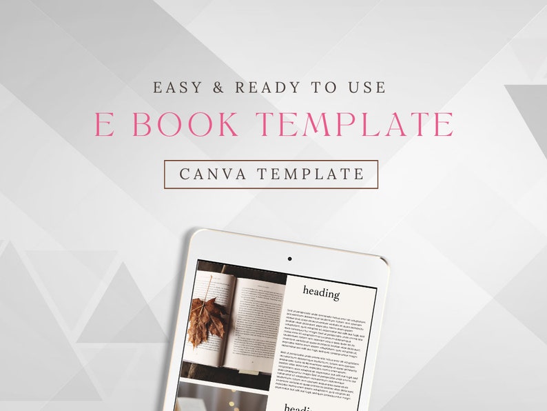 30 Page Editable Canva Ebook Template - Create Stunning Ebooks ...